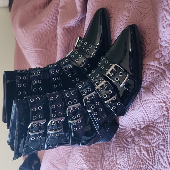 Dolls Kill | Shoes | Demonia Warlock Buckle Boots | Poshmark